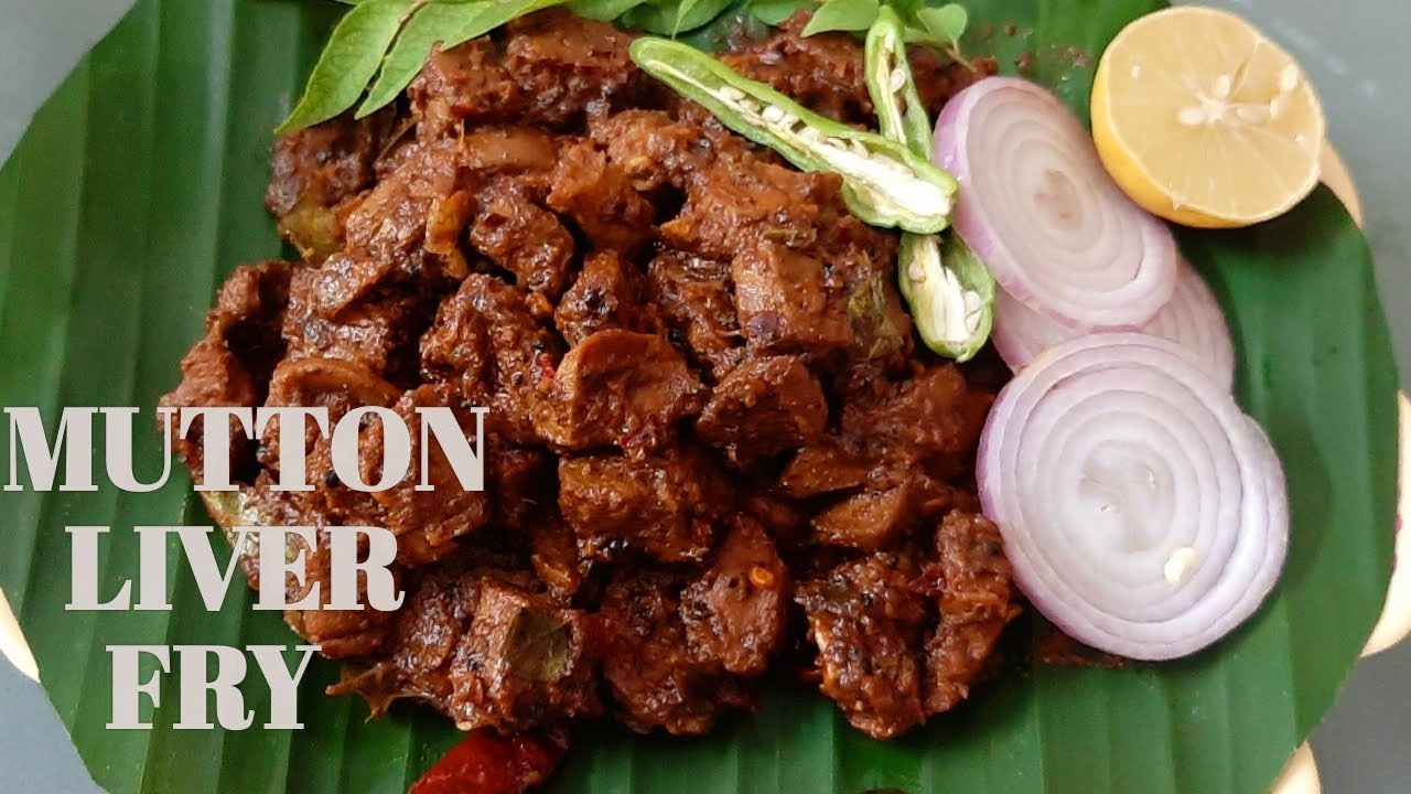 Mutton Liver Fry // Mutton Liver Dry Fry // - YouTube