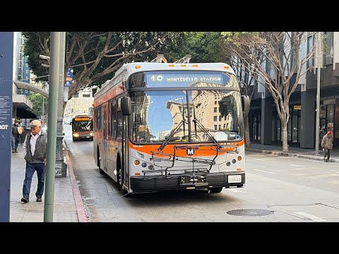 ⁴ᴷ⁶⁰ NEW BUS | LA Metro 2025 BYD K9MD-ER #10064 on Route 18 (Metro Local)