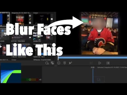 How To Blur Faces Using Masks - YouTube