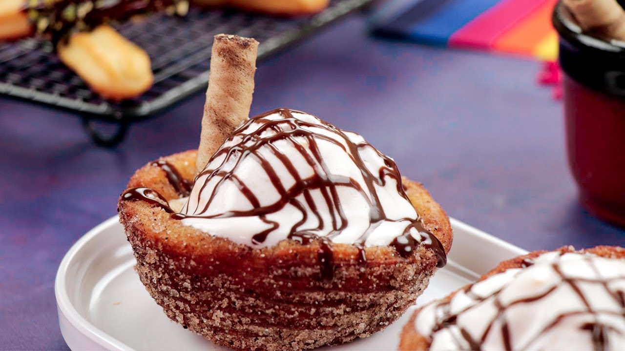 Churros Recipe by SooperChef - YouTube