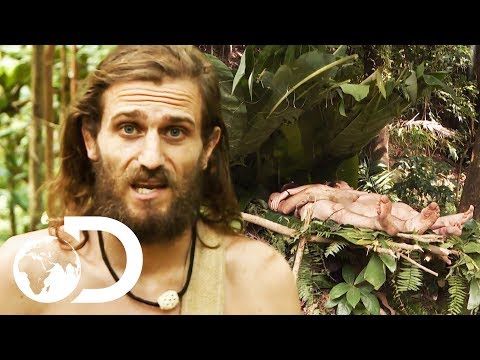 How To Find Water & Build A Shelter On A Volcanic Island | Naked & Afraid