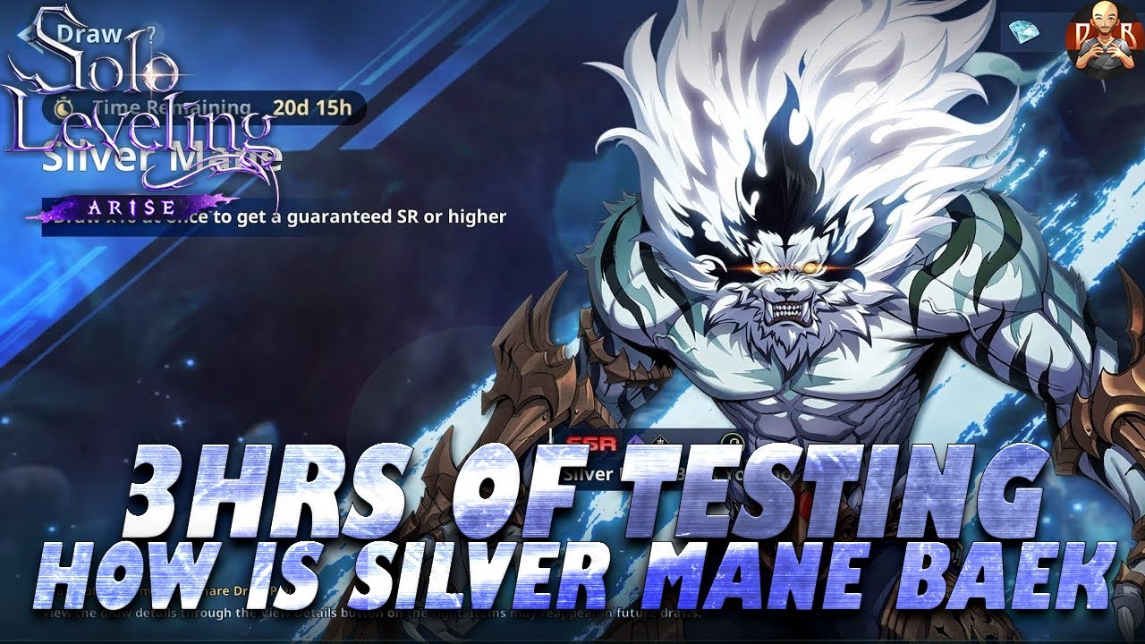 [Solo Leveling: Arise] - Silver Mane Baek 3HR testing RESULTS! Data ...