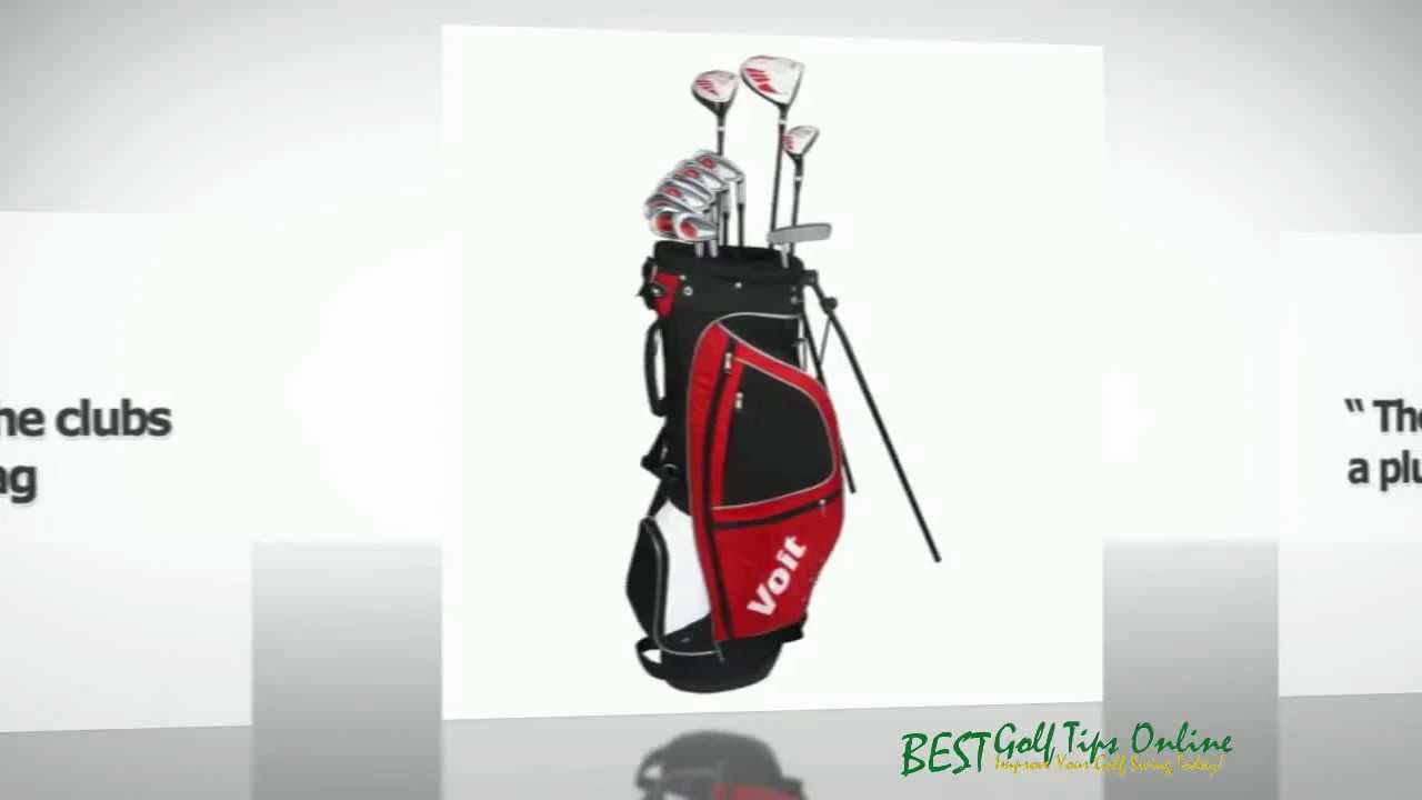 Voit XP Mens ALL GRAPHITE Golf Club Set & Stand Bag - YouTube