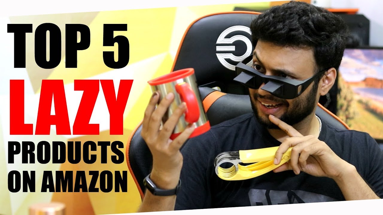5 LAZY BUT CRAZY PRODUCTS ON AMAZON Under 499Rs. - YouTube
