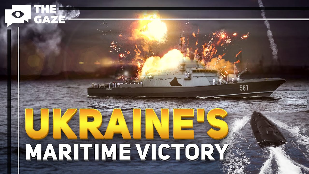 Ukraine's Maritime Triumph: Black Sea Corridor Success | The Gaze - YouTube