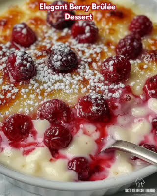 Elegant Berry Brulee Dessert. [Recipe In The Comments!] - YouTube