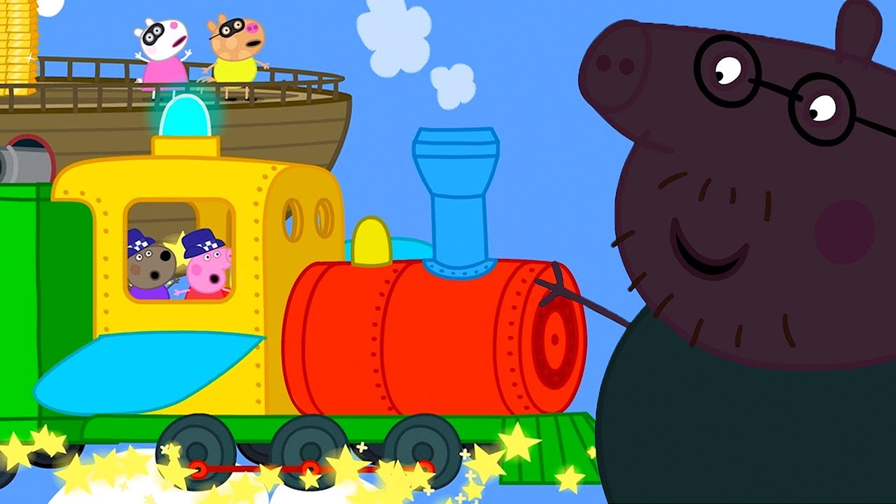 Peppa Pigs Train Robbery 🐷 🚂 Playtime With Peppa - YouTube