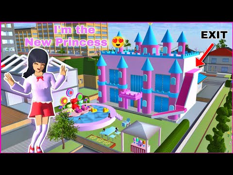 There's a New Big Pink Palace Kids Water Park and Playground in Sakura School Simulator 