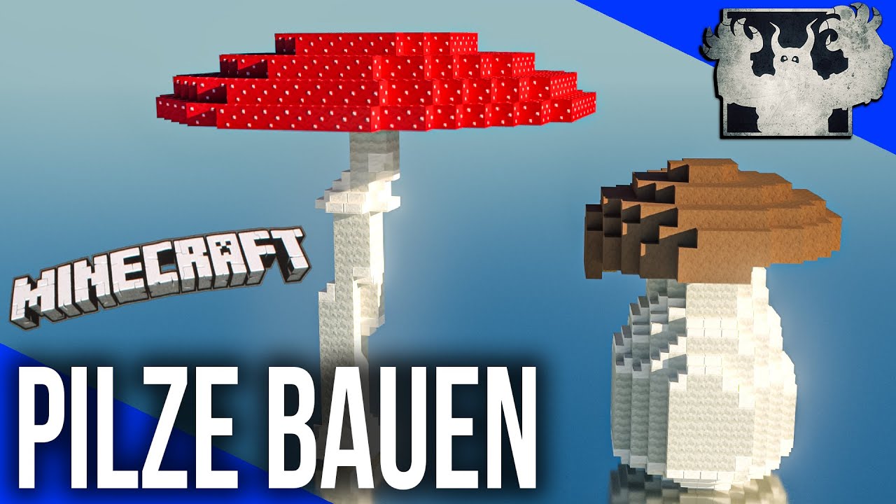 🍄 Pilze in Minecraft bauen! 🍄 TUTORIAL / Minecraft Pilz bauen (Deutsch ...