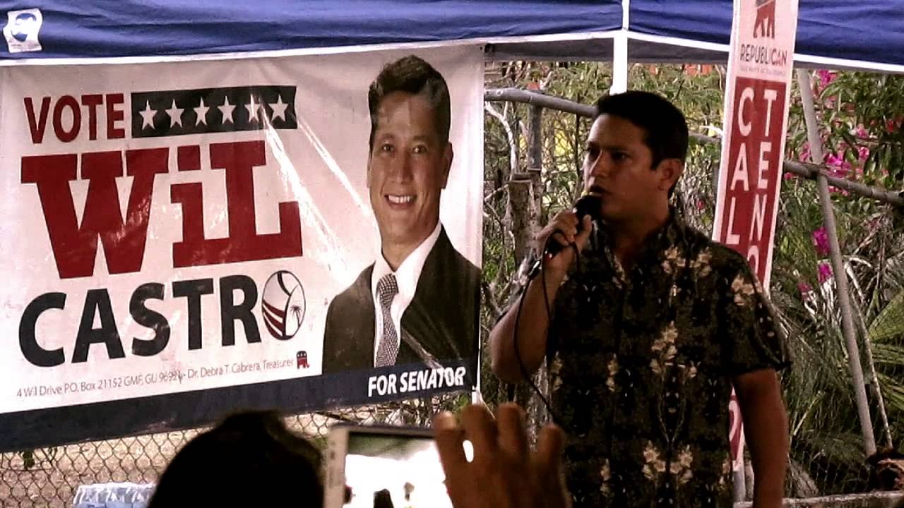 Wil Castro's Speech in Tamuning - YouTube