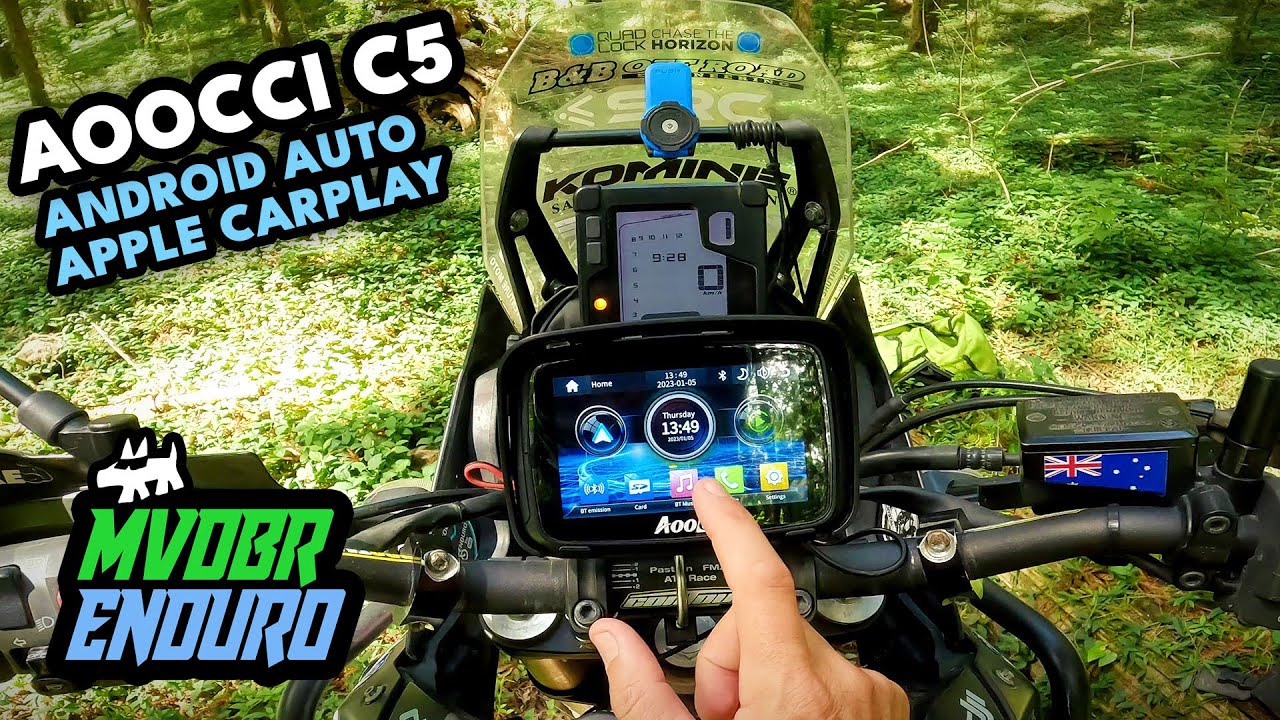 Aoocci C5: Bringing Android Auto & Apple Carplay To Your Motorcycle ...