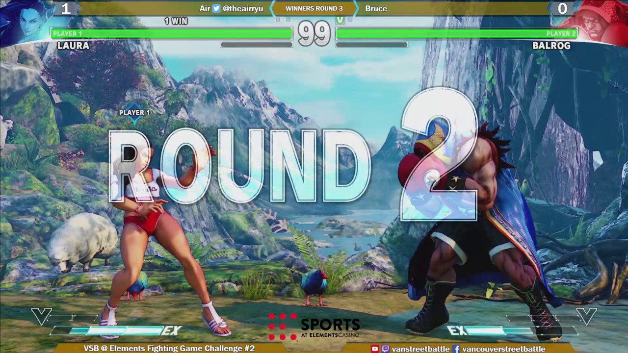 Elements Fighting Game Challenge #2 - W3 - Air vs Bruce - YouTube