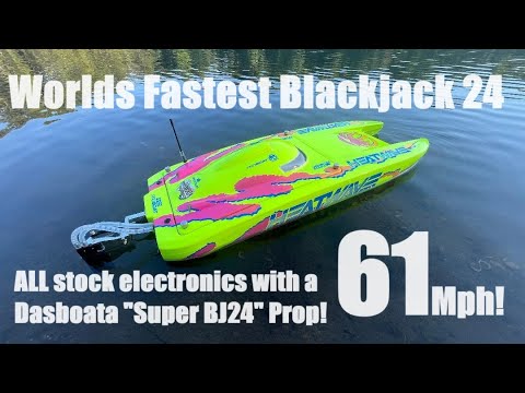 Worlds Fastest Blackjack 24 v2 (61mph) on stock electronics with a ...
