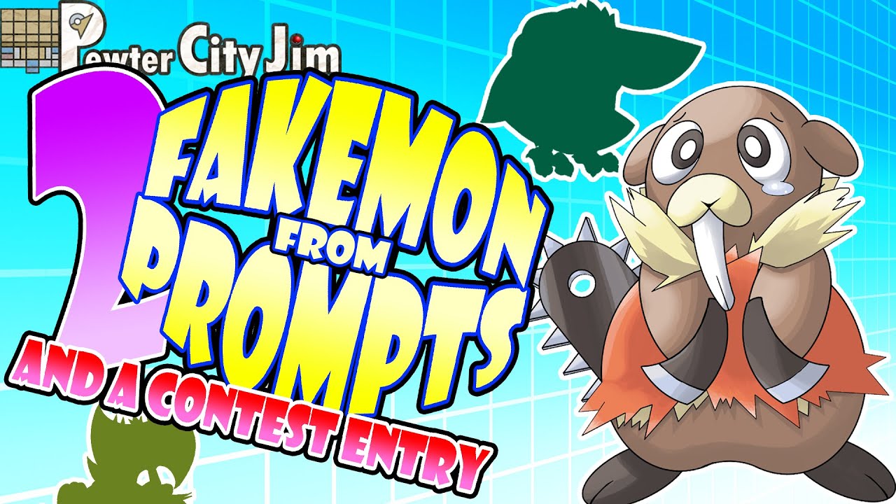 Fakémon Creation! Prompt Based Pokémon and a Contest Entry! - YouTube