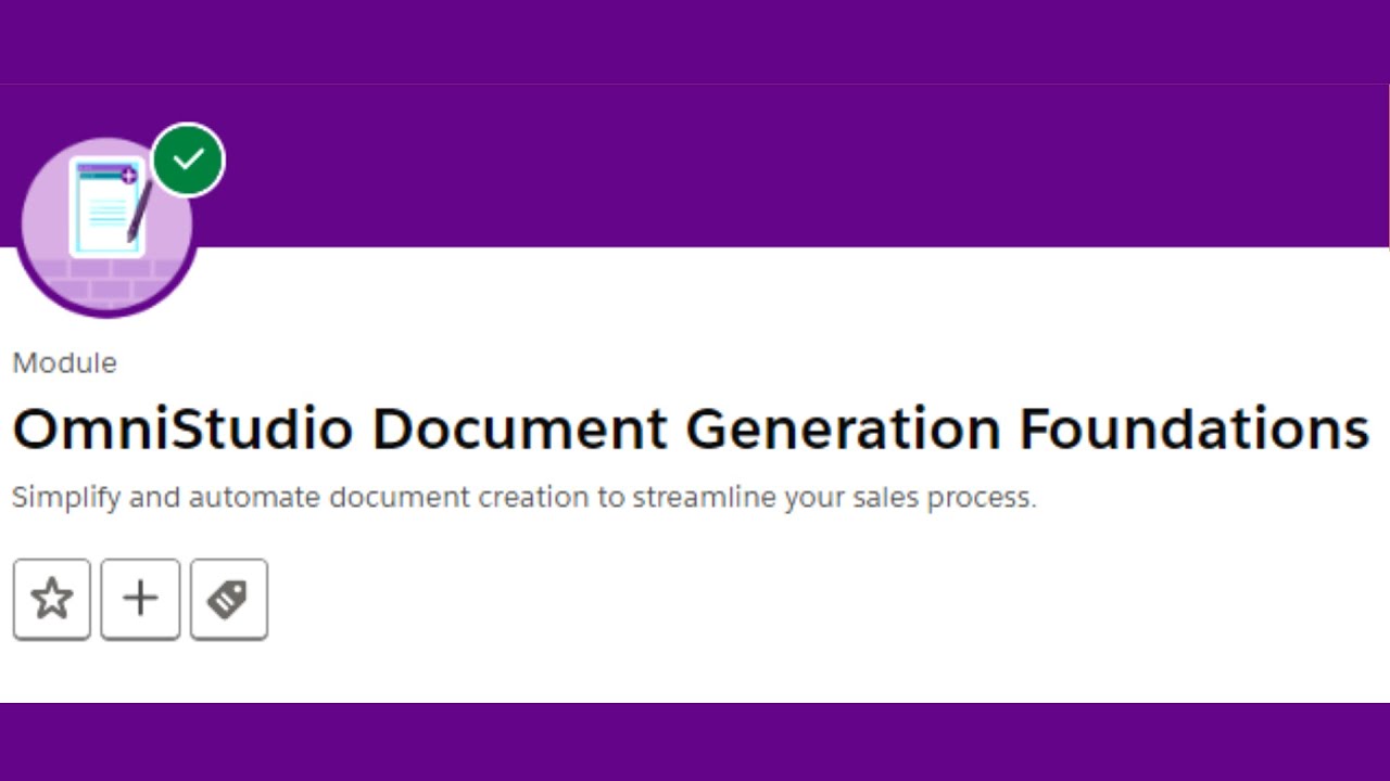 OmniStudio Document Generation Foundations || Salesforce Trailhead - YouTube