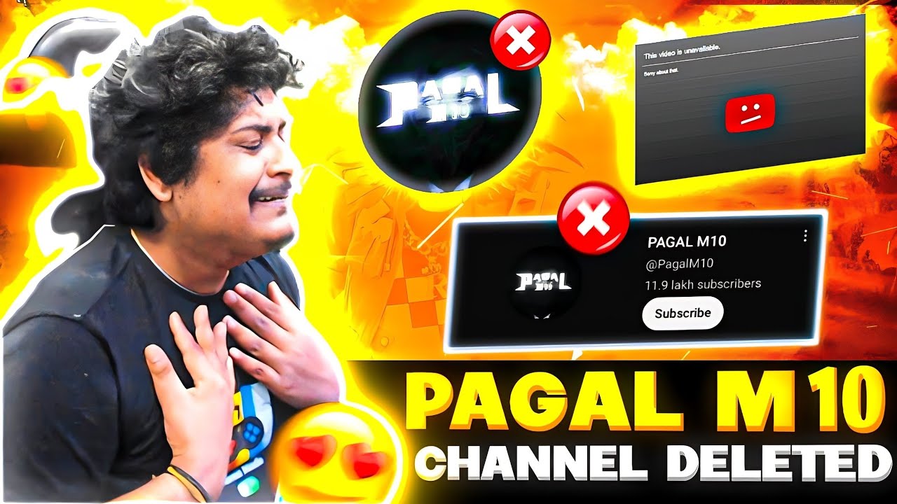 PAGAL M10 Channel DELETED &😭 ~ hacker Proof🤬 | Pagal m10 Hacker ...
