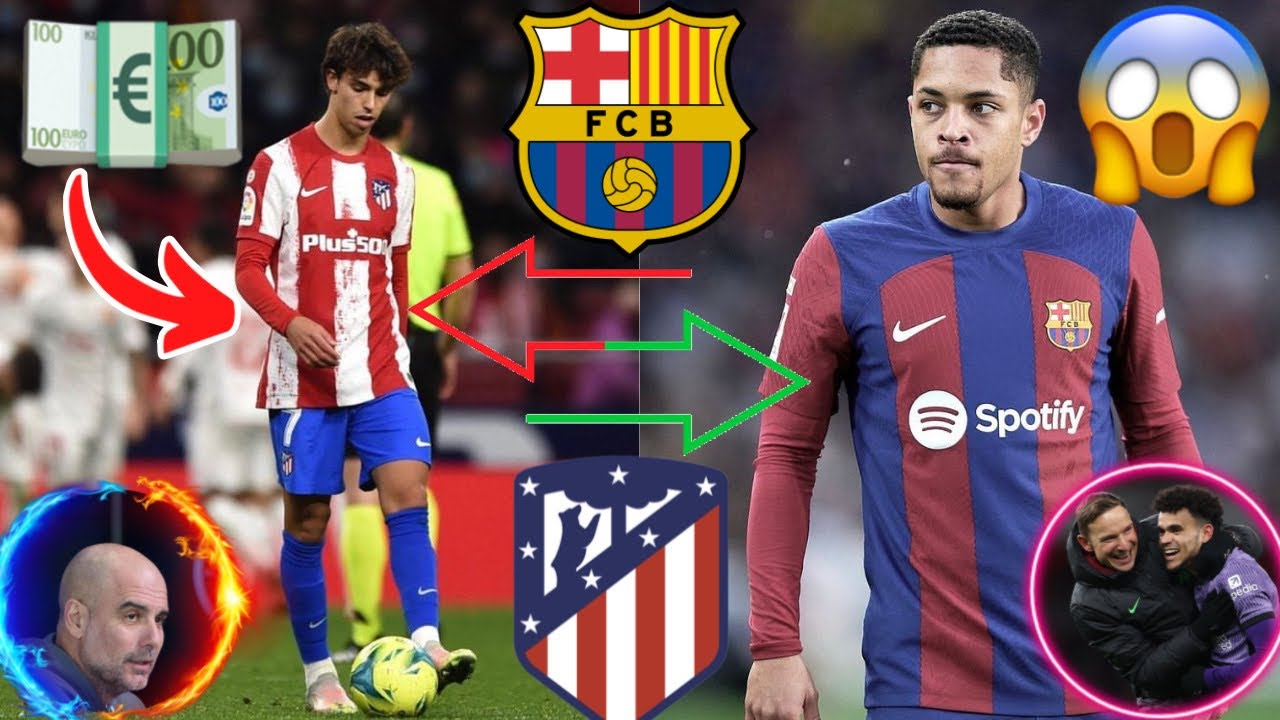 😱Barça Amna accord ak Atlético échange João Felix Guardiola Dybala ...
