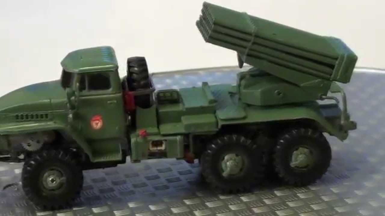 RC BM-21 Grad Katyusha Rocket Launcher 1/72 - YouTube