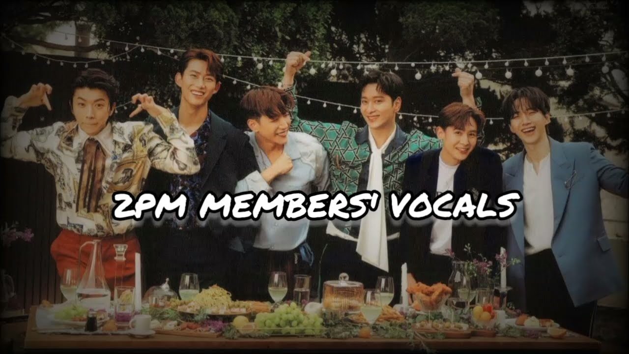 2PM members' live vocals #2PM #vocal #vocalist - YouTube