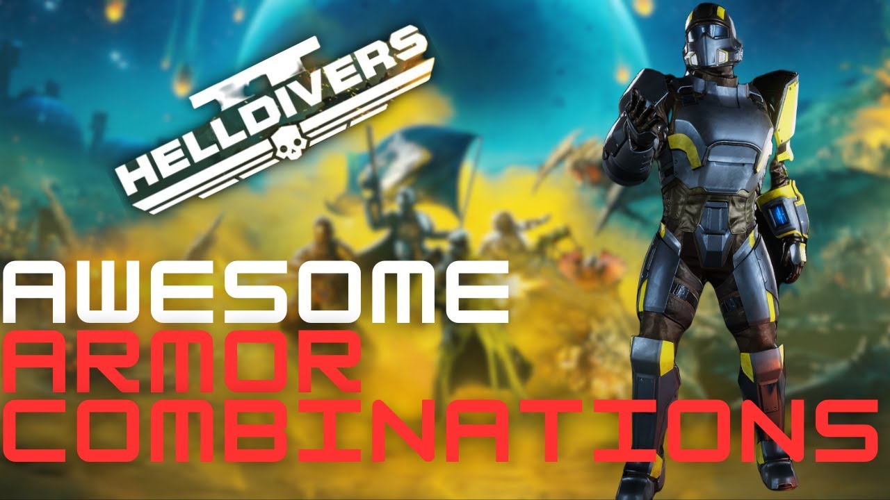 Best Helmet & Armor Combinations | Helldivers 2 - YouTube