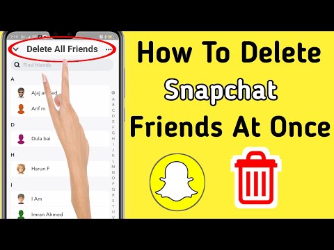 How To Remove all Friends on Snapchat (2023) | How To Remove Friends on Snapchat at Once