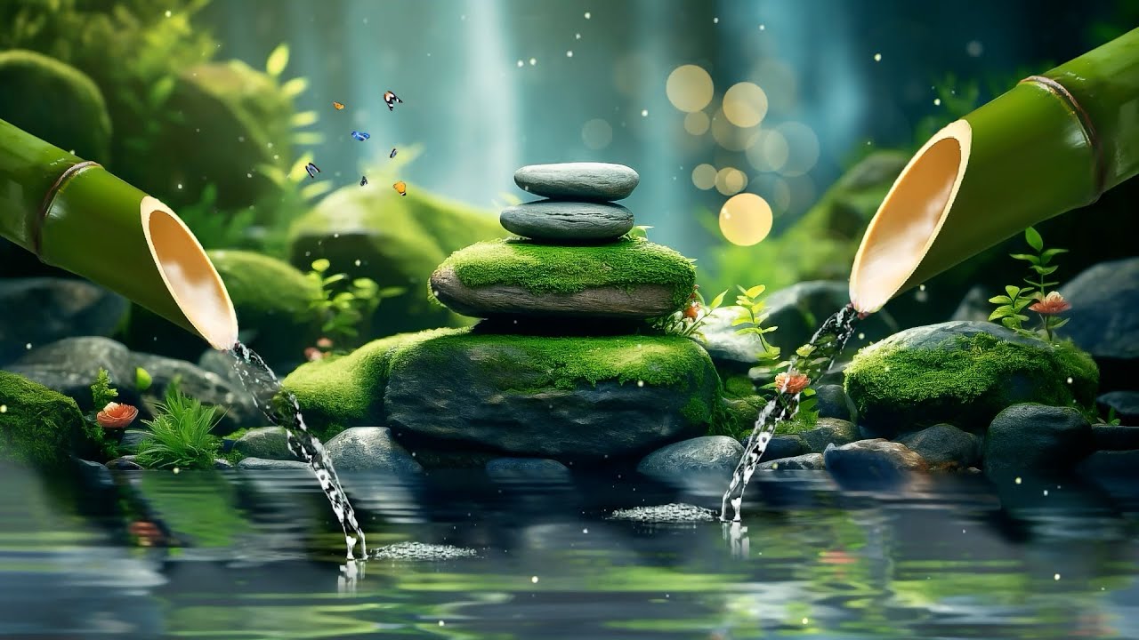 3 Hours Relaxing Piano Music and Water Sounds - Music for Meditation ...