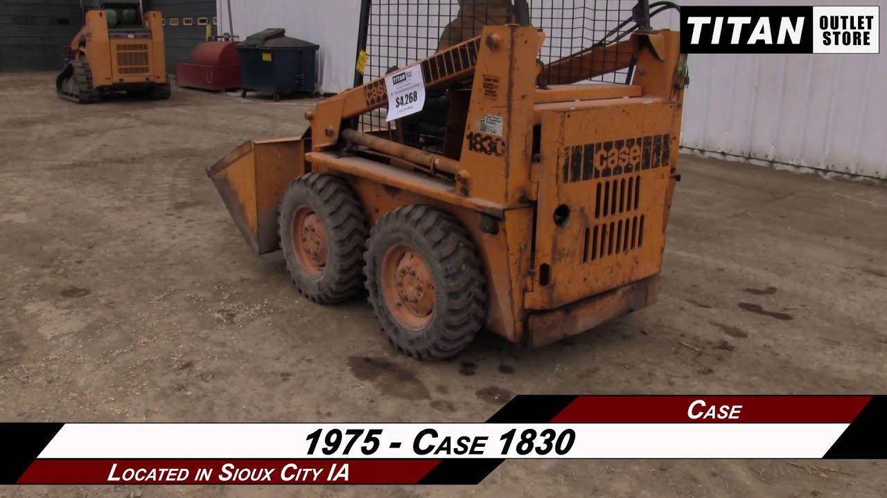 Case 1830, Hand Controls, ROPS, Mech Coupler,1200# Lift Sold on ELS ...