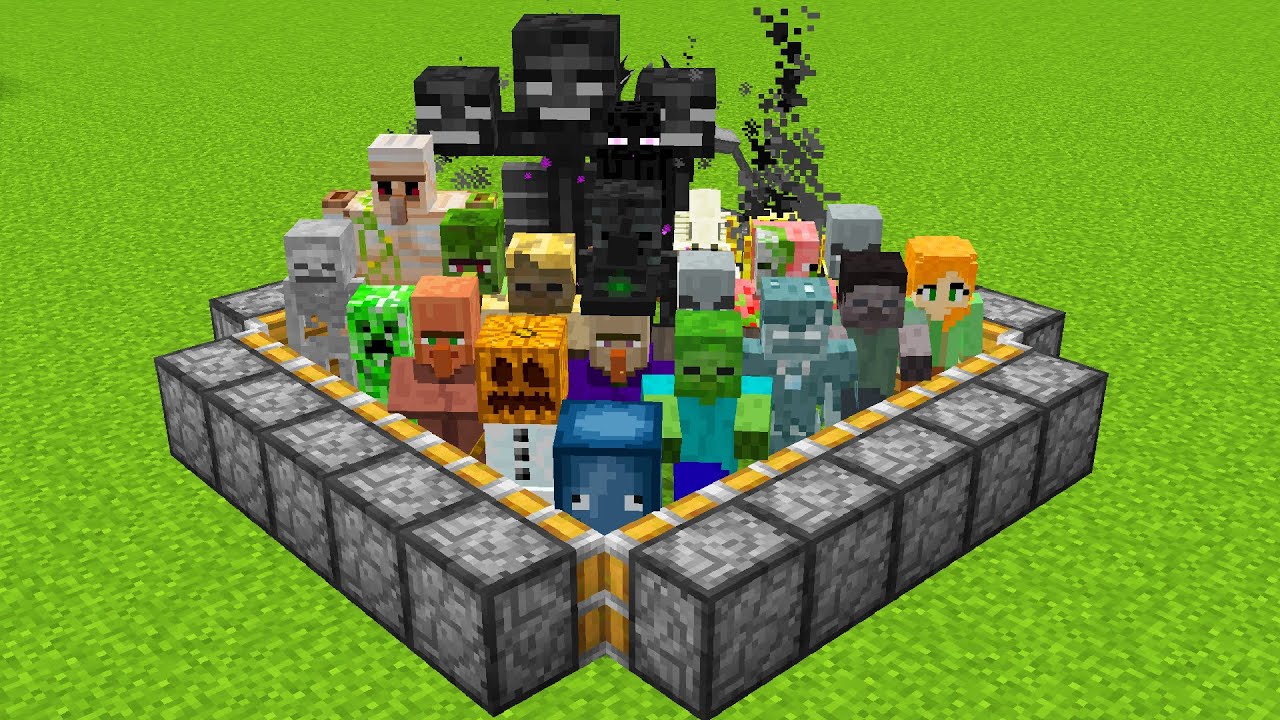 all mobs combined = ??? - YouTube