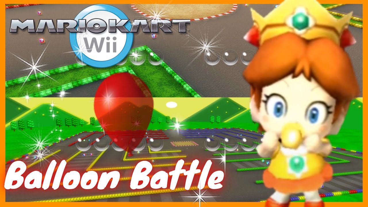 Mario Kart Wii - Balloon Battle | Baby Daisy Gameplay - YouTube
