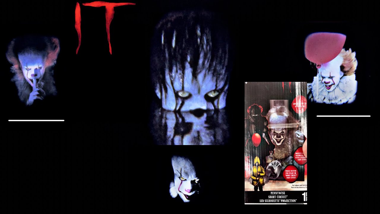 Halloween Decor: IT movie: Pennywise the clown Lightshow Projection ...