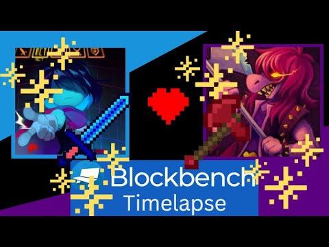 Making Kris's Mecha Saber and Susie's Auto Axe in Blockbench - YouTube