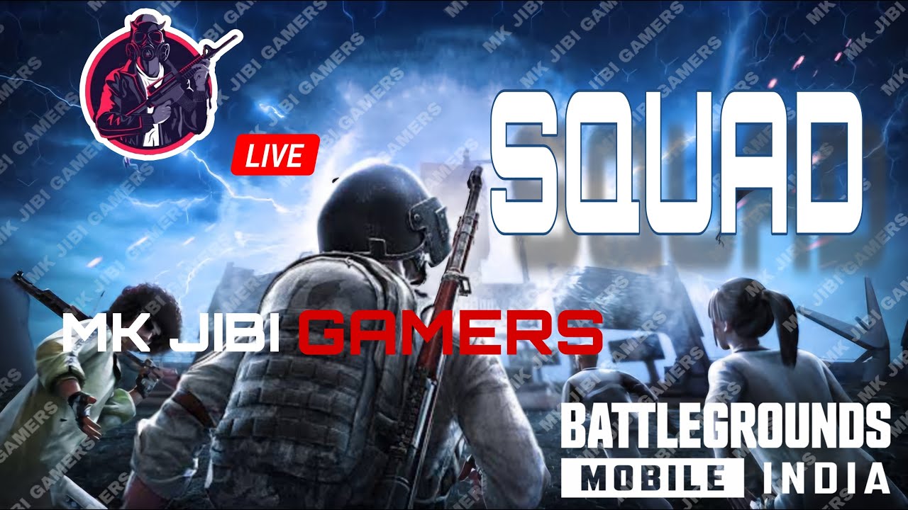 🔴 LIVE I BGMI I SQUAD RUSH LIVE Gameplay I with MK JIBI GAMERS I #bgmi #bgmilive #bgmiindia ...