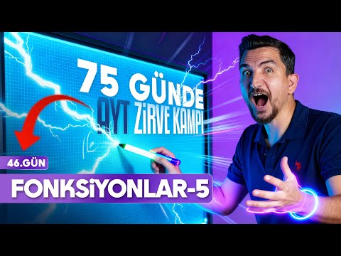 46)AYT MATEMATİK KAMPI (46.GÜN)-FONKSİYONLAR 5-İLYAS GÜNEŞ 2025
