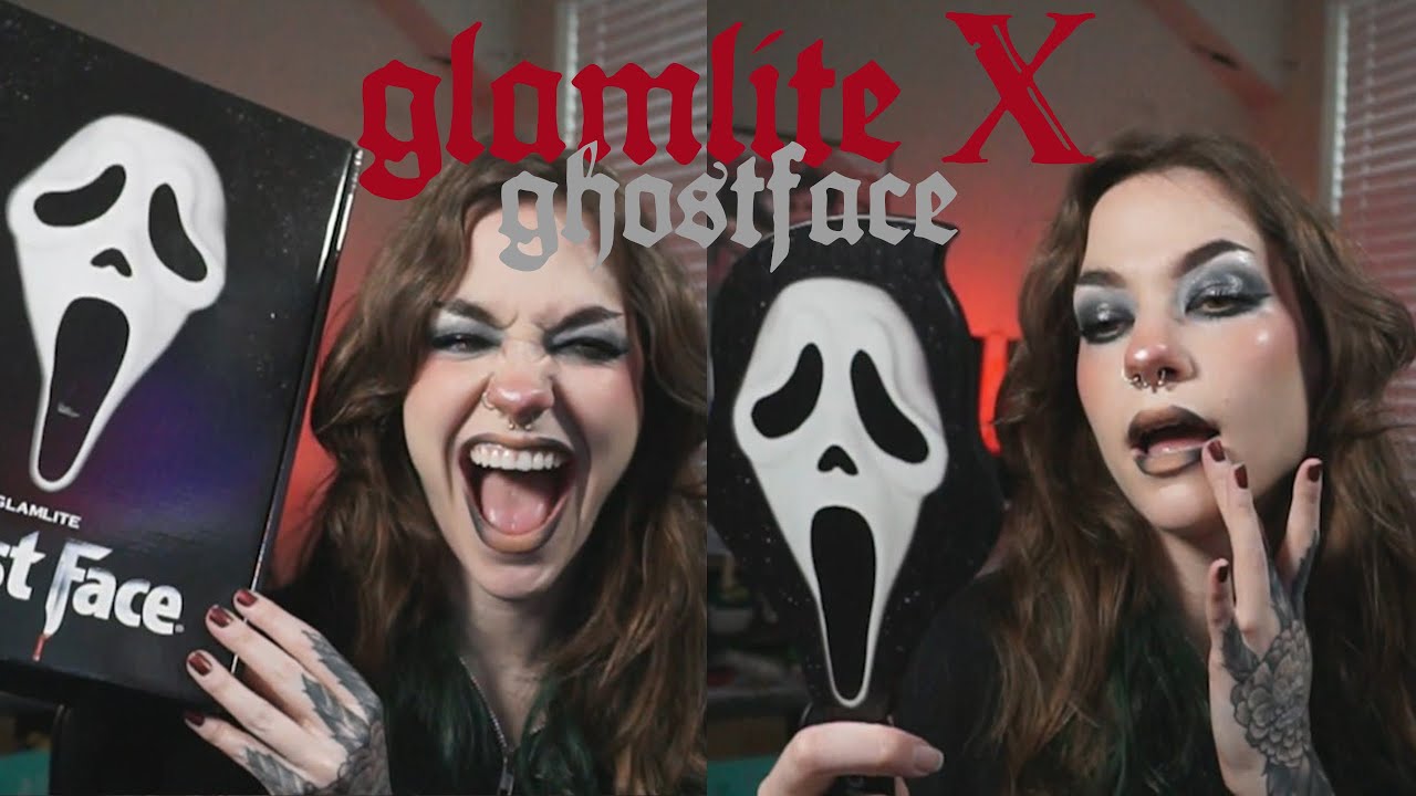 GLAMLITE X GHOSTFACE UNBOXING + TUTORIAL - YouTube