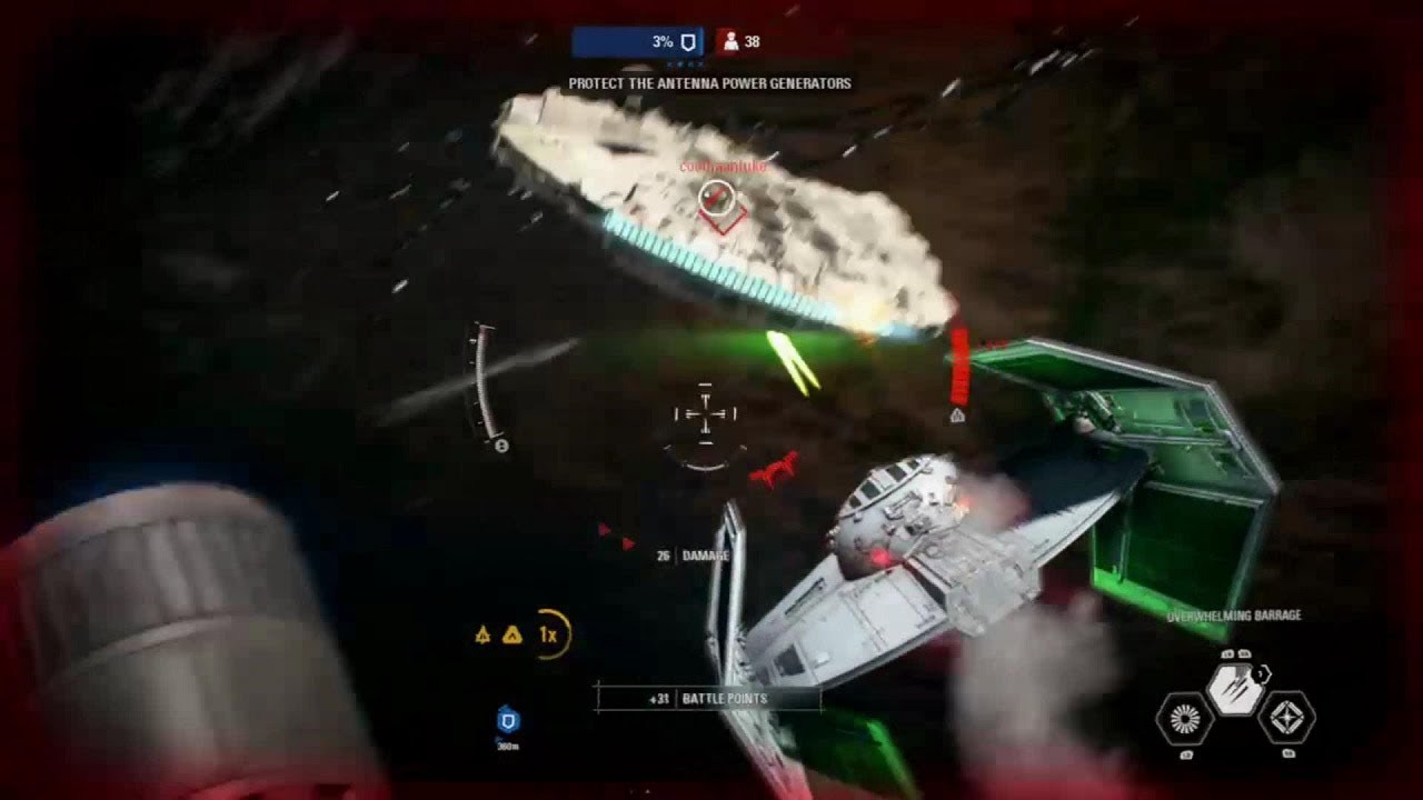 "Fear the power of the dark side." Star Wars Battlefront 2 Starfighter ...