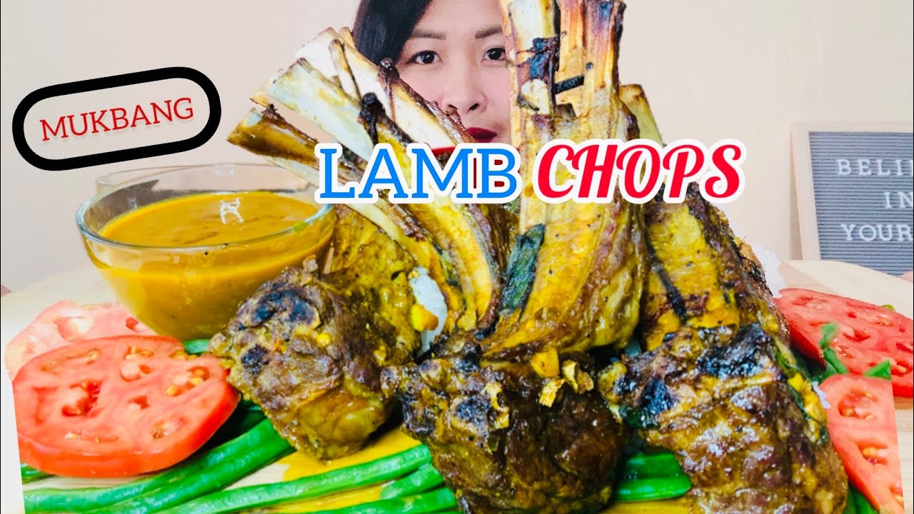 FILIPINO MUKBANG | OVEN BAKED | LAMB CHOPS | MUKBANG PHILIPPINES ...