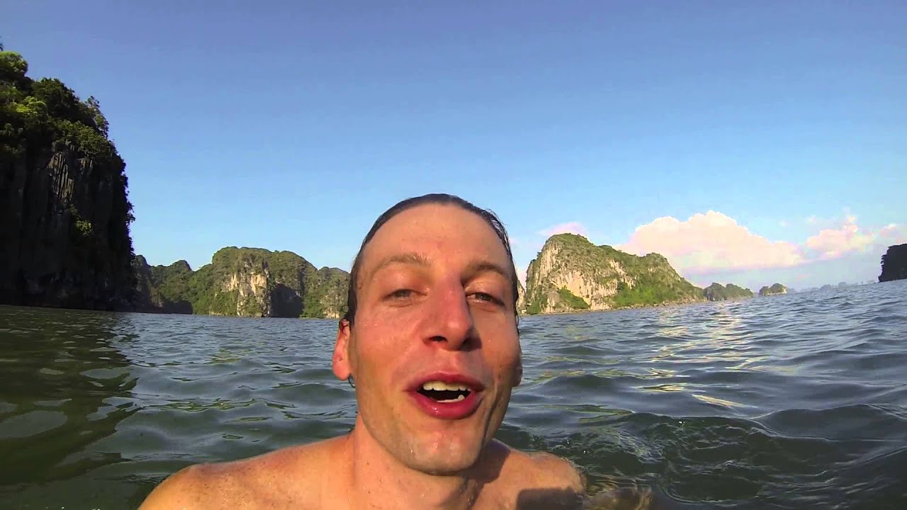 Swimming in Halong Bay - YouTube