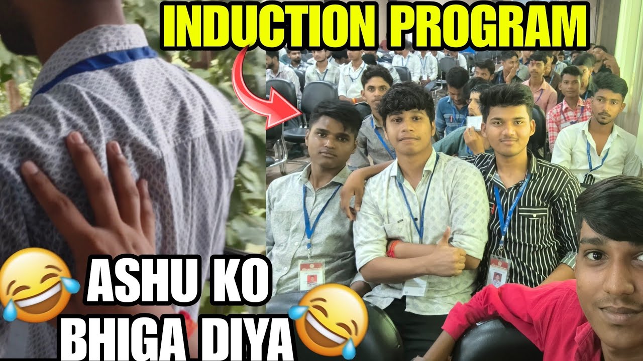 College Induction Program 2025 || Ashutosh ko anik ne Bhiga Diya 😅 Full ...