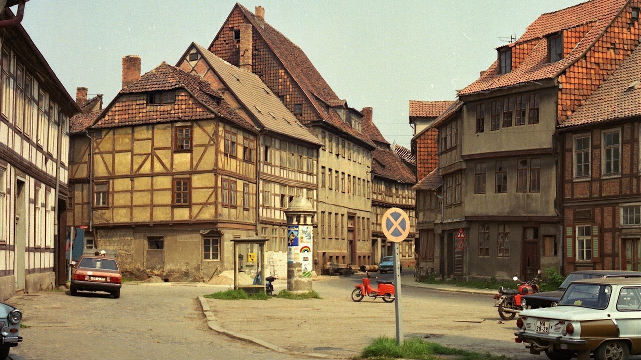 Halberstadt 1990 - Bakenstraße und Umgebung - YouTube