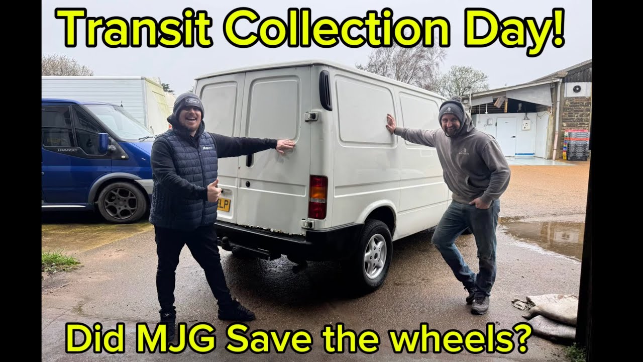 Ford Transit Smiley Project collection day! Did MJG save the wheels ...