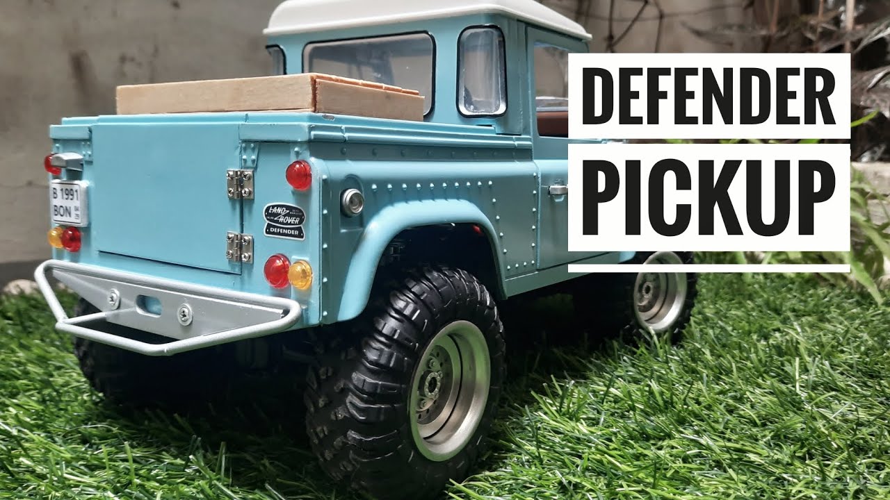 RC-Land Rover DEFENDER 90 PICKUP, Custom RC Car Builds | MN99S Mods ...
