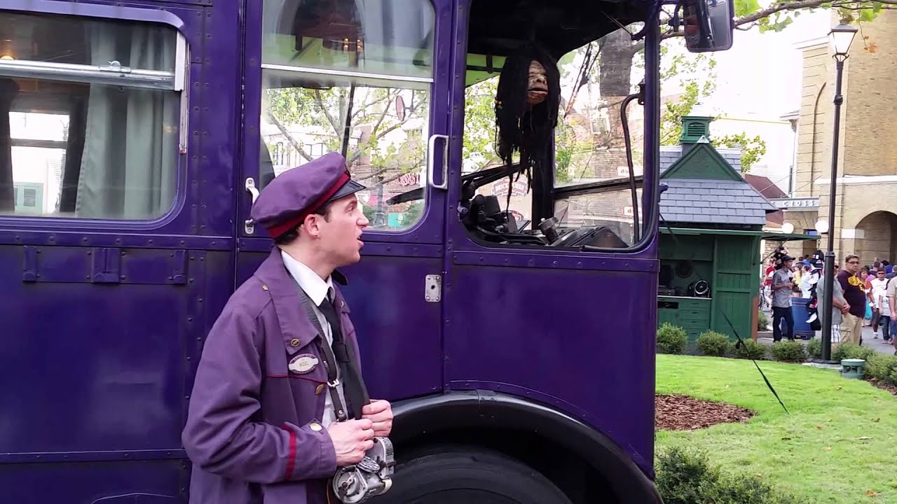 Knight Bus Conductor and Talking Shrunken Head - YouTube