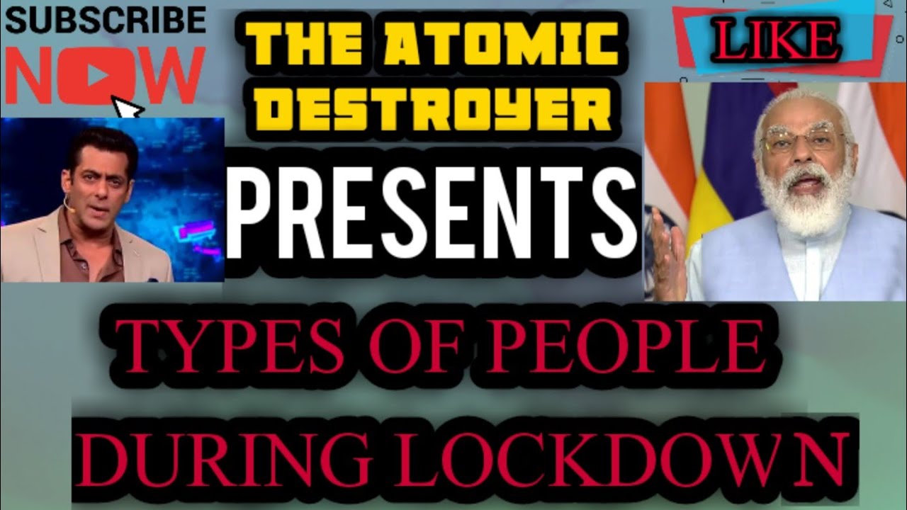TYPES OF PEOPLE DURING LOCKDOWN - YouTube