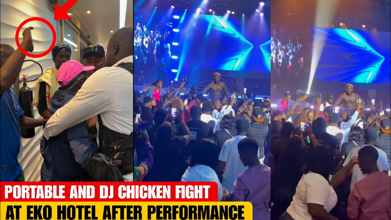 Portable And DJ Chicken Fight In An Event As Zazu Shutdown 2k Capacity ...