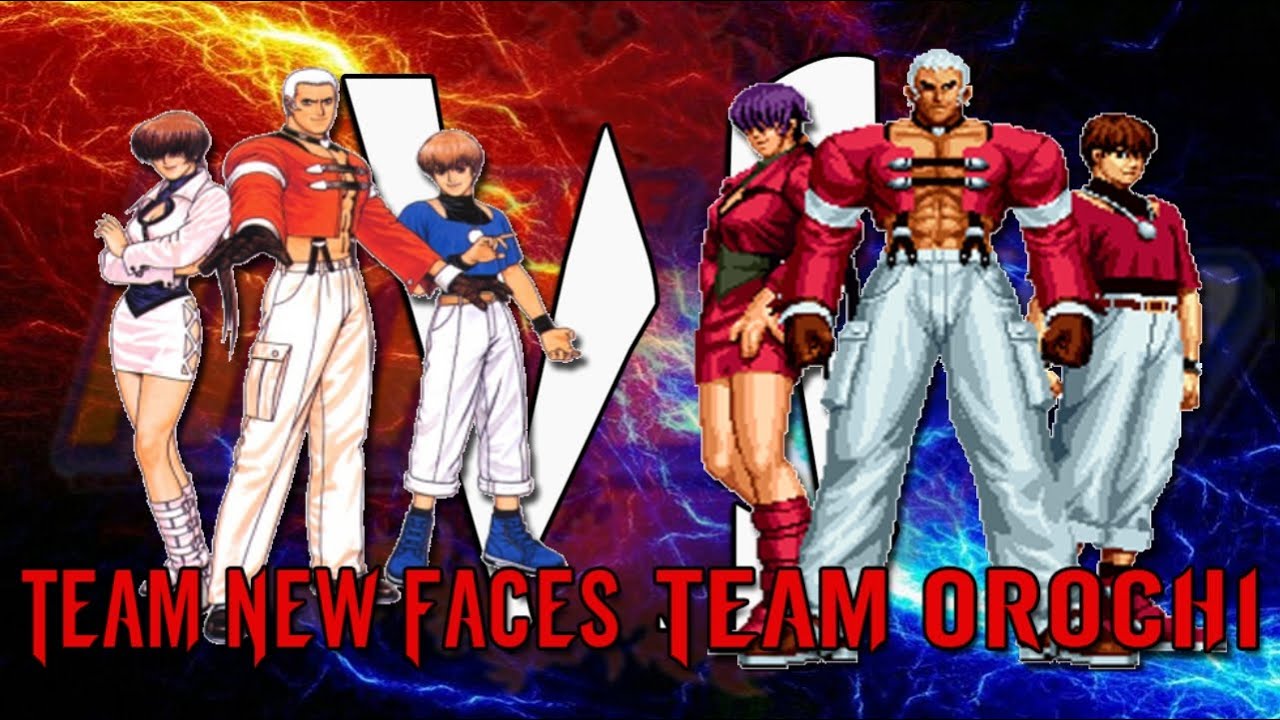 KOF 97 - Team New Faces Vs Team Orochi | Neo Admx - YouTube