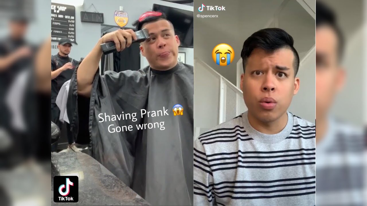 Spencer X Shaving Prank Gone Wrong 😱😭( twist ) - YouTube
