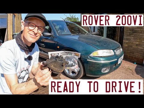 Rover 200Vi CV gets CV boot & brake caliper...AND IT GOES WELL!! - YouTube