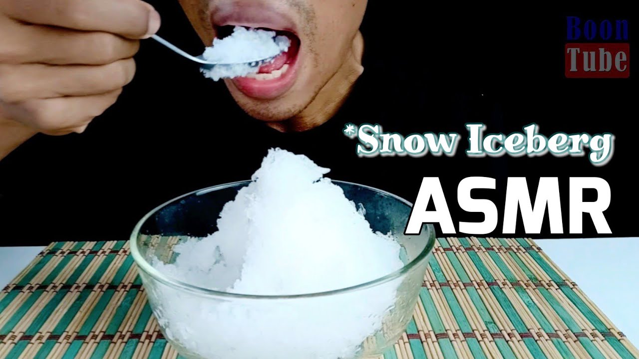 ASMR Powdery Snow Iceberg ~ EXTREME CRUNCH & ICE EATING | EP.74 I ...