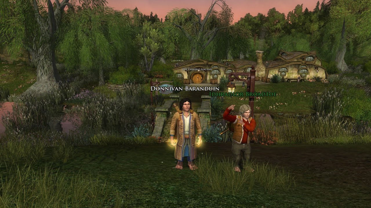 The Lord of the Rings Online - The Two Hobbits doing Hobbity Things ...