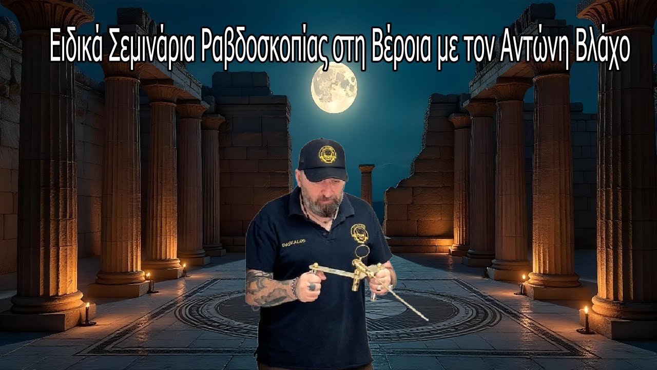 Ειδικά Σεμινάρια Ραβδοσκοπίας στη Βέροια με τον Αντώνη Βλάχο - YouTube